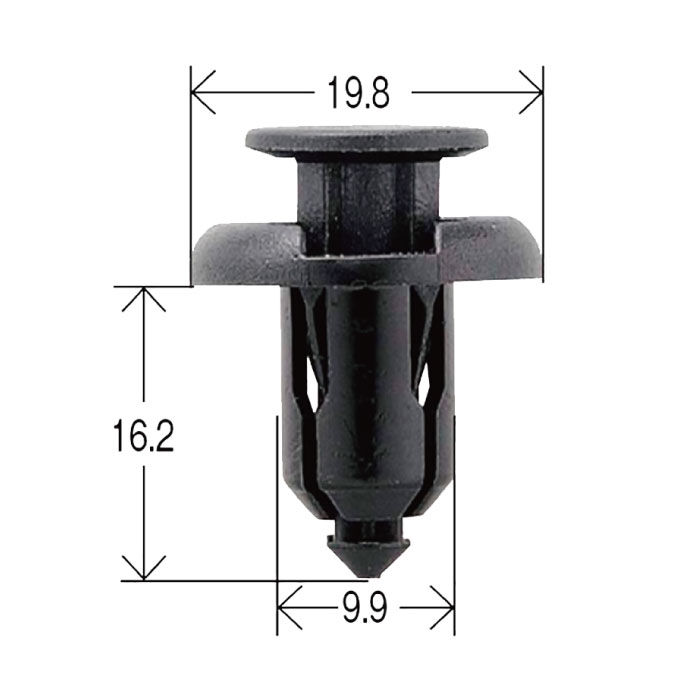 CH-648ﾎﾝﾀﾞ系内張りｸﾘｯﾌﾟ20個【ゆうﾊﾟｹｯﾄ WEB カーフレンド